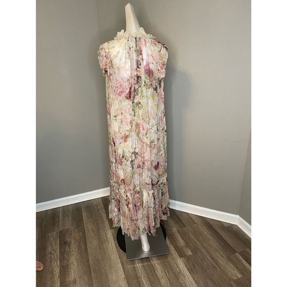 Zimmermann | Dresses | Zimmermanndance Flutter Gardenprint Midi Dress ...